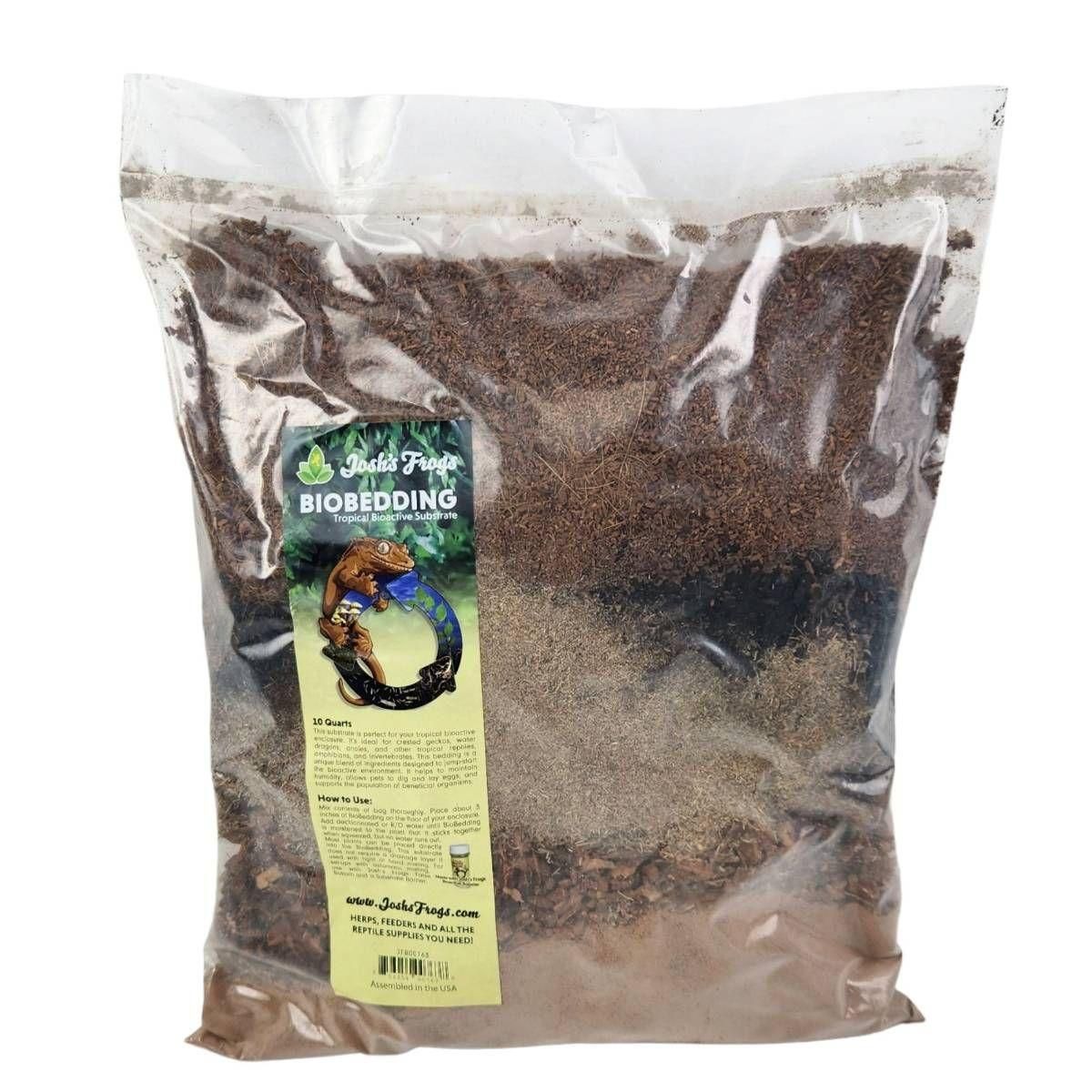 Josh's Frogs BioBedding Tropical Bioactive Substrate (10 Quart) by Josh ...